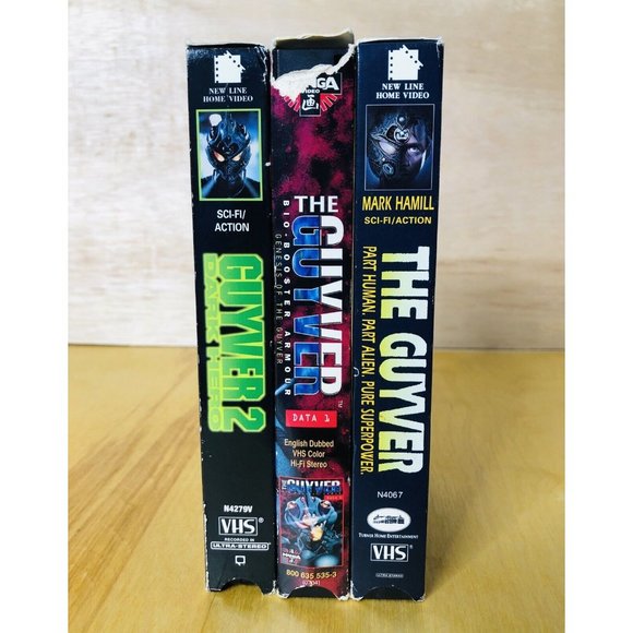 Media | The Guyver 2 Biobooster Data 1 And The Guyver Mark Hamill Vhs ...